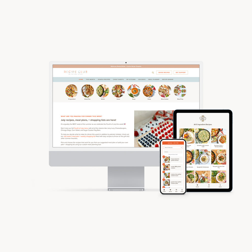 Recipe Club Annual or Monthly Membership – Recipe Club by Kelsey Nixon